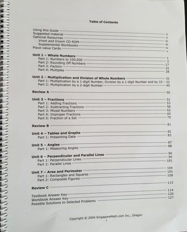 Singapore Math Curriculum - Primary Mathematics Review