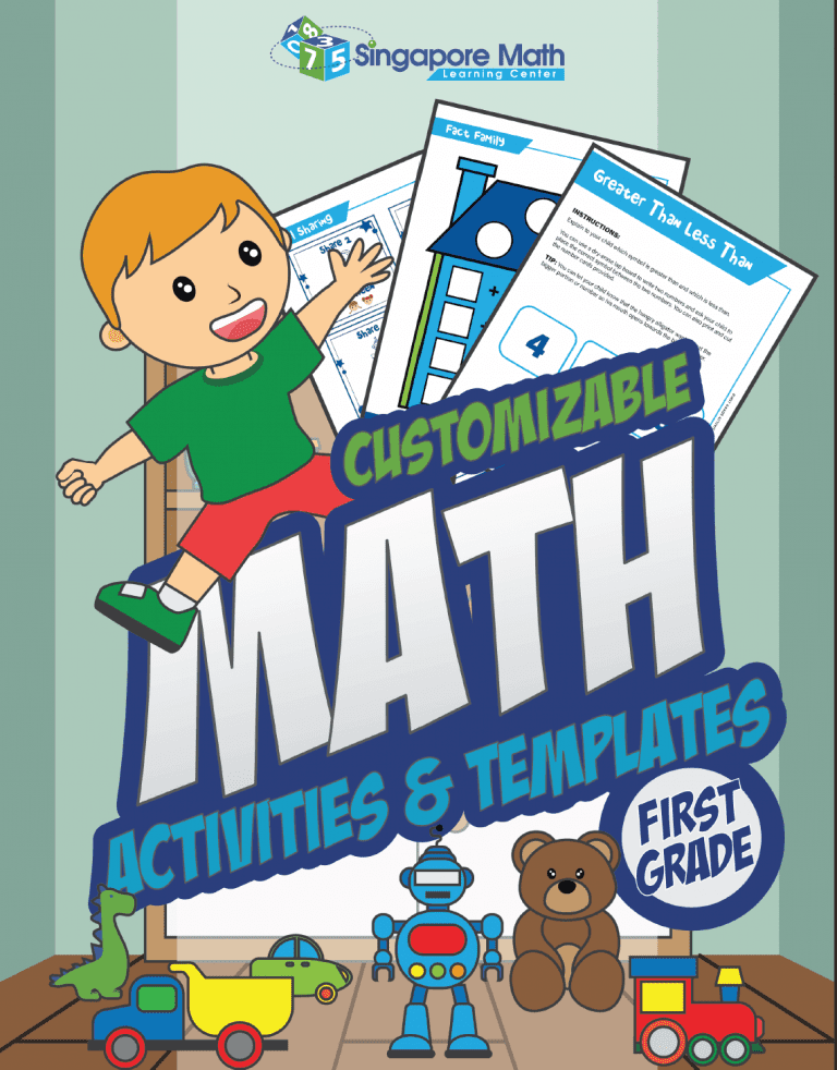 Customizable Math Activities, Templates, Cut-Out Manipulatives 2-3