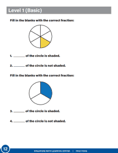 Math Rockz Grade 2 Fractions - Singapore Math Learning Center